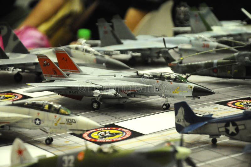 Selected Focused Various of Fighter Plane Miniature Model Scale ...