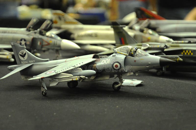 Selected Focused Various of Fighter Plane Miniature Model Scale ...
