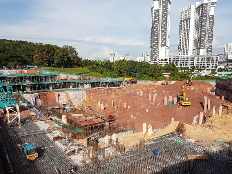 Building Substructure and Super-structure Under Construction Using the ...