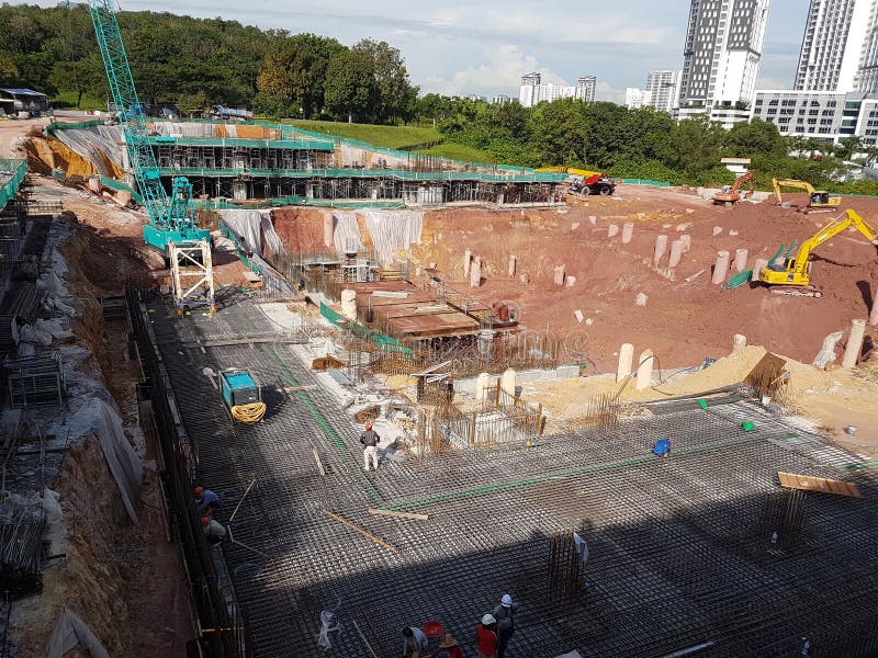 Building Substructure and Super-structure Under Construction Using the ...