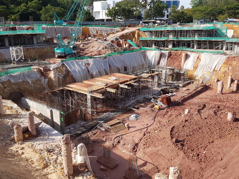 Building Substructure and Super-structure Under Construction Using the ...