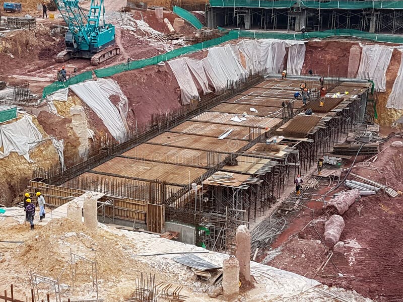 Building Substructure and Super-structure Under Construction Using the ...