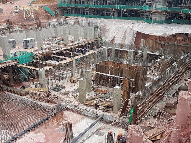 Building Substructure and Super-structure Under Construction Using the ...