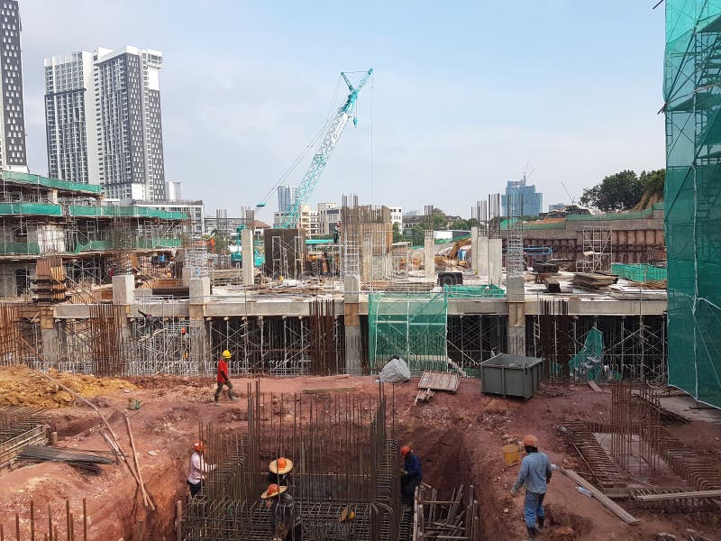 Building Substructure and Super-structure Under Construction Using the ...