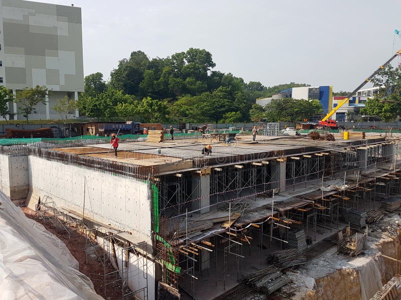 Building Substructure and Super-structure Under Construction Using the ...