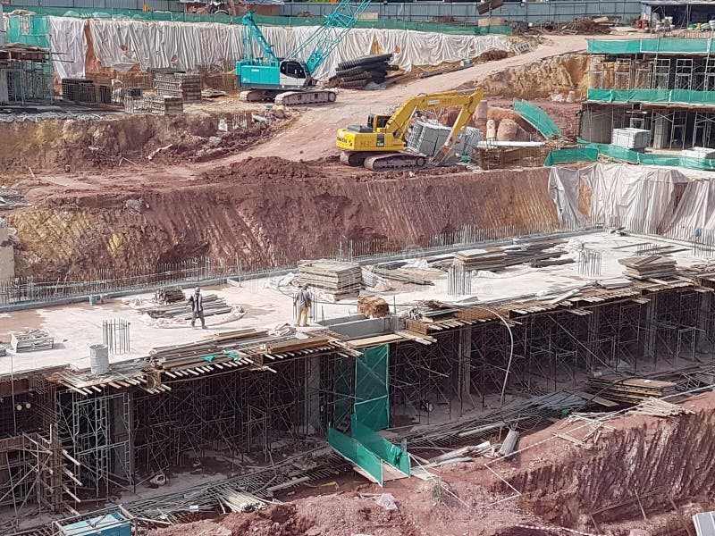 Building Substructure and Super-structure Under Construction Using the ...