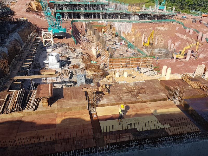 Building Substructure and Super-structure Under Construction Using the ...