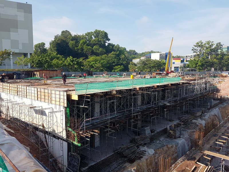 Building Substructure and Super-structure Under Construction Using the ...