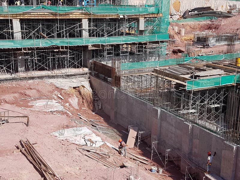 Building Substructure and Super-structure Under Construction Using the ...