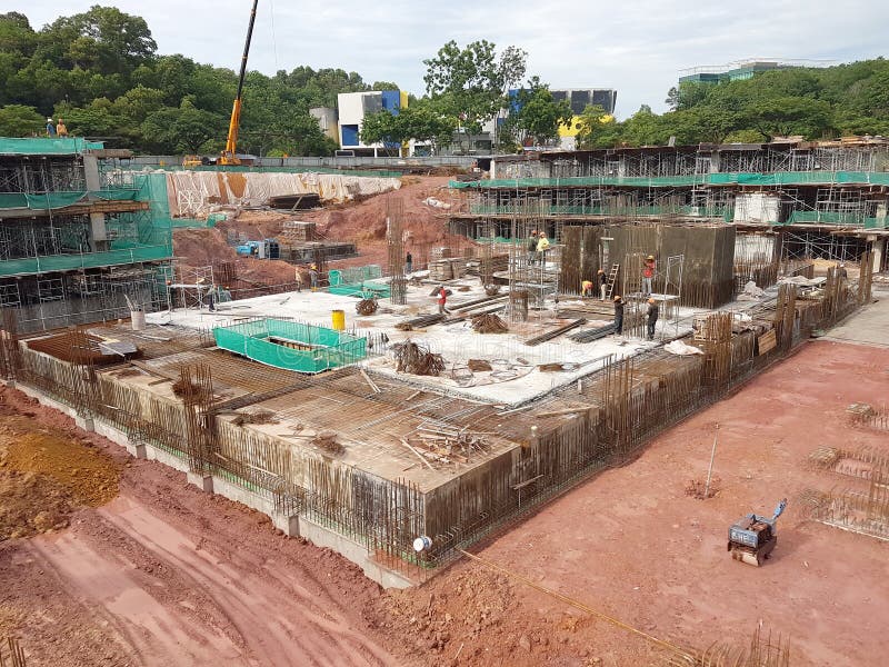 Building Substructure and Super-structure Under Construction Using the ...