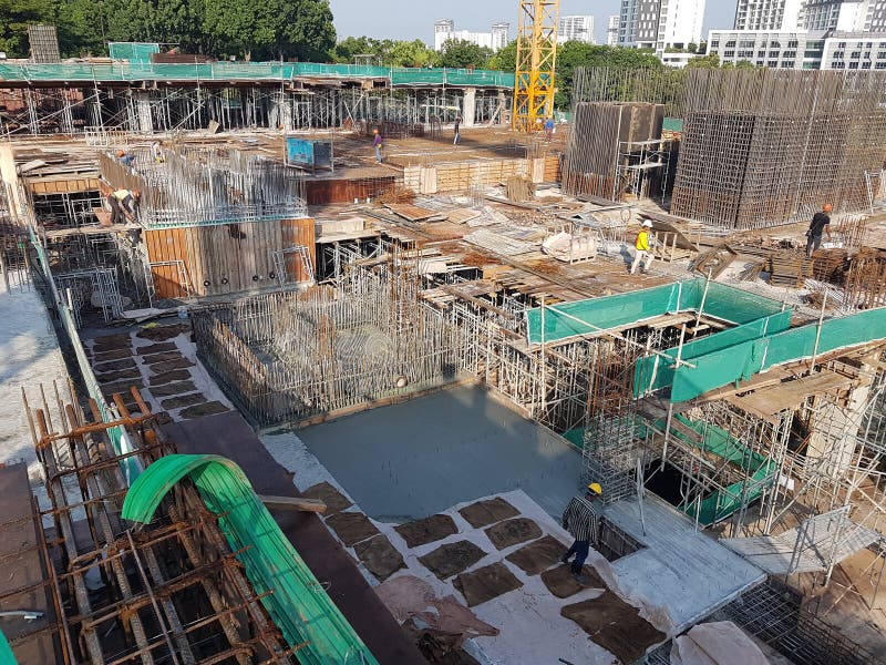 Building Substructure and Super-structure Under Construction Using the ...