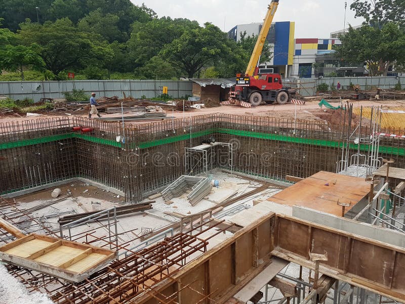 Building Substructure and Super-structure Under Construction Using the ...