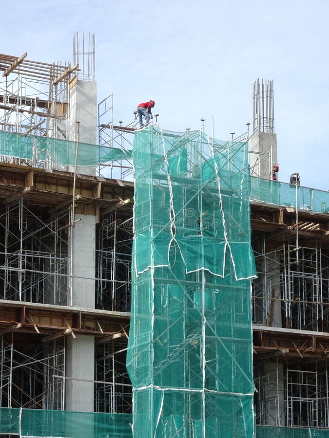 Concrete Structure Beam, Column and Slab at the Construction Slab ...