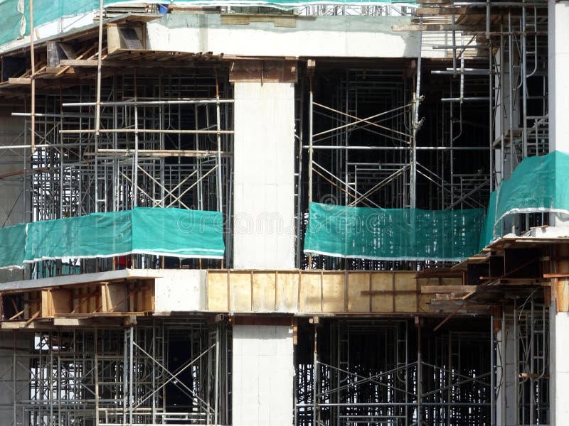 Concrete Structure Beam, Column and Slab at the Construction Slab ...