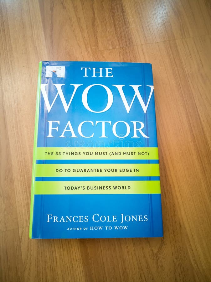 The wow factor book cover editorial photography. Image of cute - 211225127