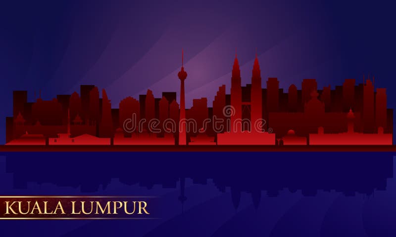 Skyline Kuala Lumpur stock illustration. Illustration of modern - 16317185 Skyline Kuala Lumpur stock illustration. Illustration of modern - 16317185