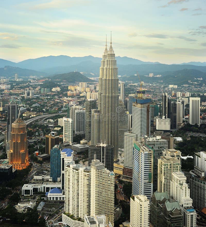 Kuala Lumpur Skyline stock image. Image of klcc, building - 50599703