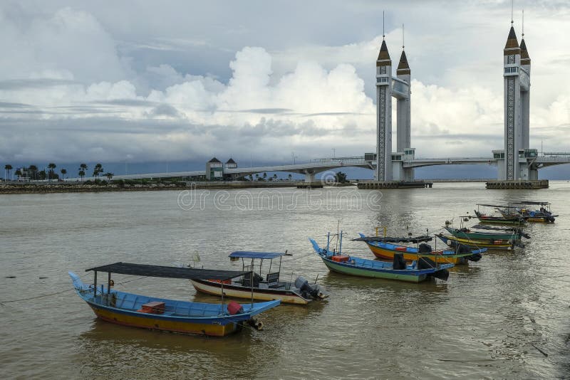 Kuala Terengganu Drawbridge in Malaysia Editorial Photography - Image ...