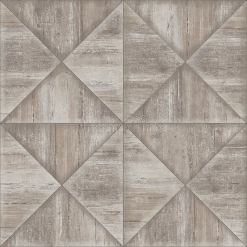 Geometrical Fashion Illustration with Wooden Texture. Modern Wooden ...