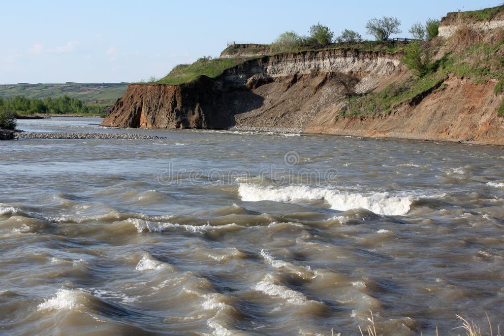Kuban River stock photo. Image of view, current, north - 24759648
