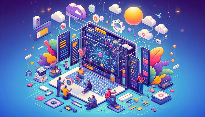 Kubernetes Deployments Stock Illustrations – 6 Kubernetes Deployments ...