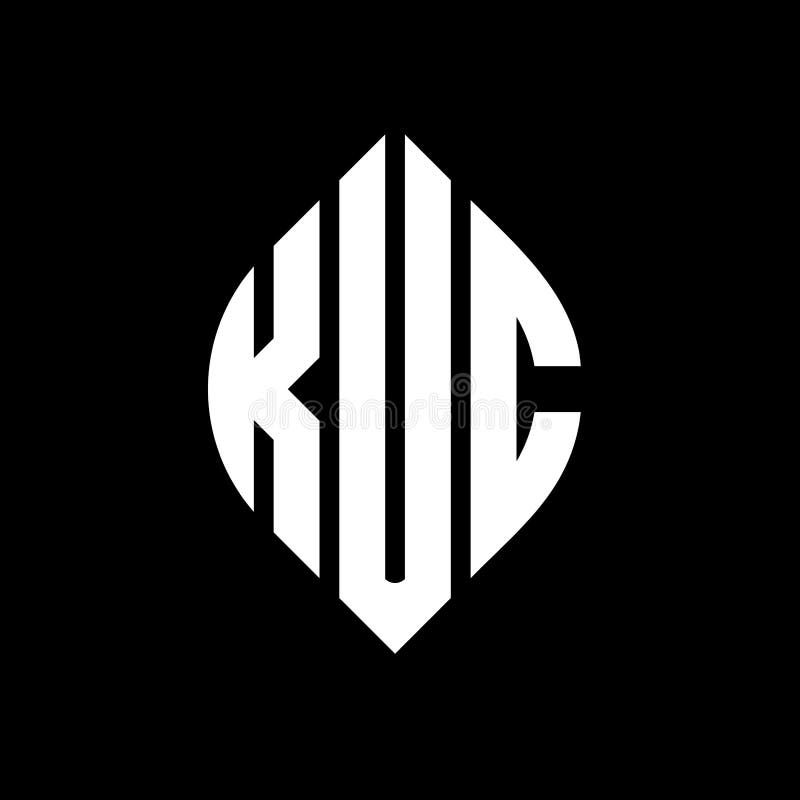 KUC Circle Letter Logo Design with Circle and Ellipse Shape. KUC ...