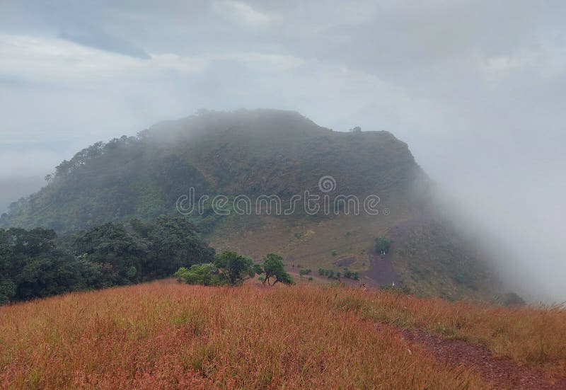 Kudajadri Hills Trekking - Adobe of Spirituality Stock Image - Image of ...
