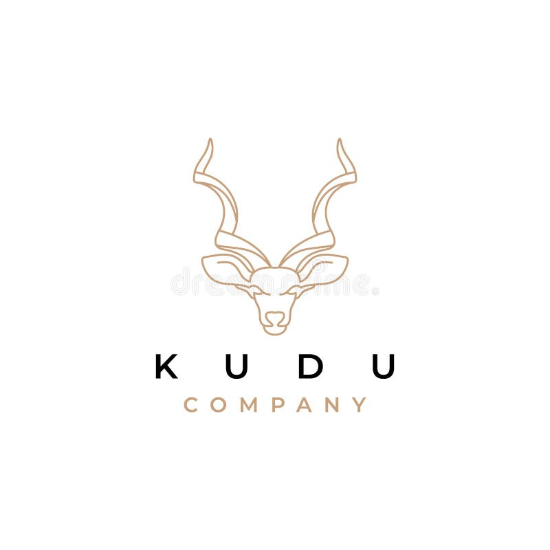 Kudu and Sun Logo Design Vector Stock Vector - Illustration of graphic ...