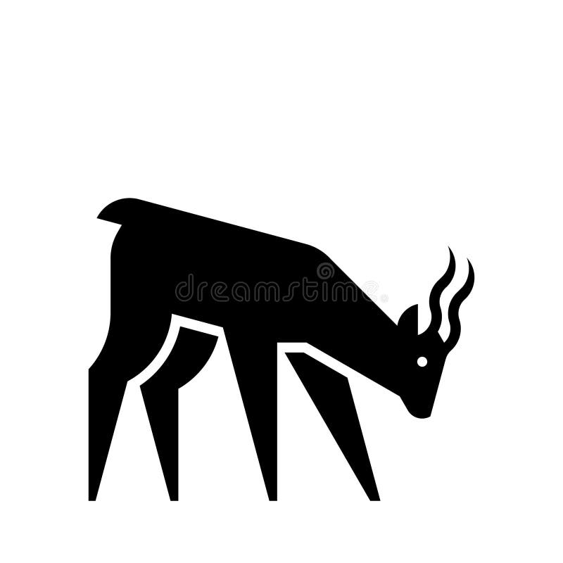 Kudu Logo Design Vector Illustration Stock Vector - Illustration of ...
