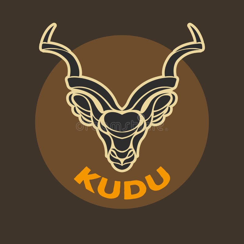 KUDU logo stock vector. Illustration of background, nature - 60433943