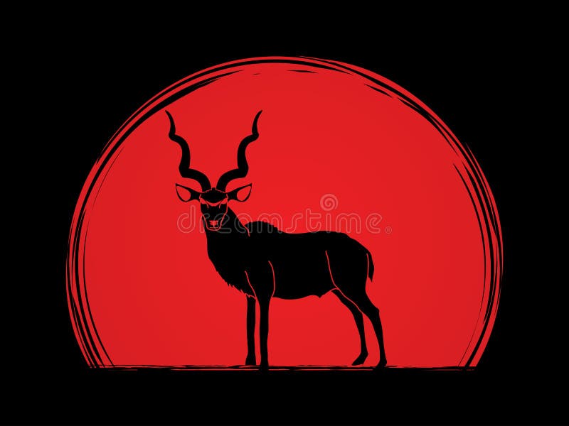 Kudu Horns Vector