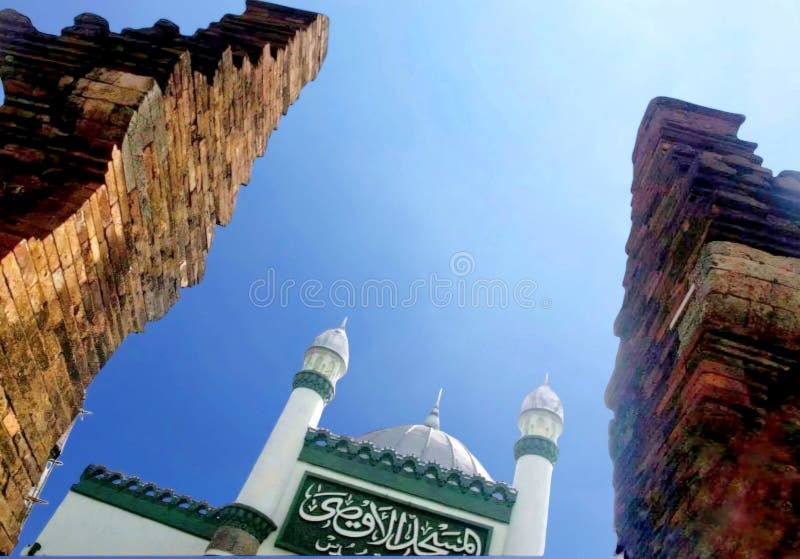Kudus Mosque Central Java stock image. Image of mosque - 329894619