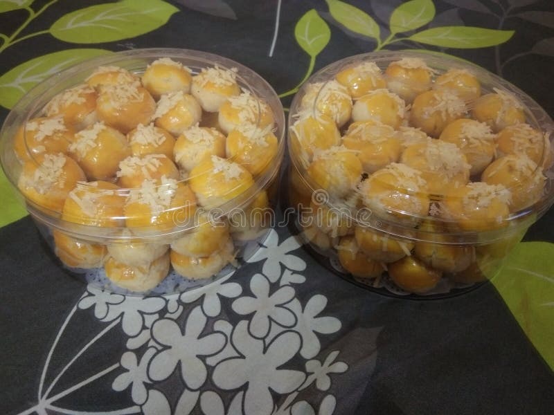 Cheese Nastar Cake for Eid Al-Fitr Celebration Stock Photo - Image of ...