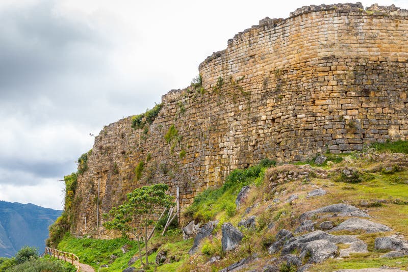 Kuelap Ruins in the Amazon Region of Peru Stock Image - Image of ...