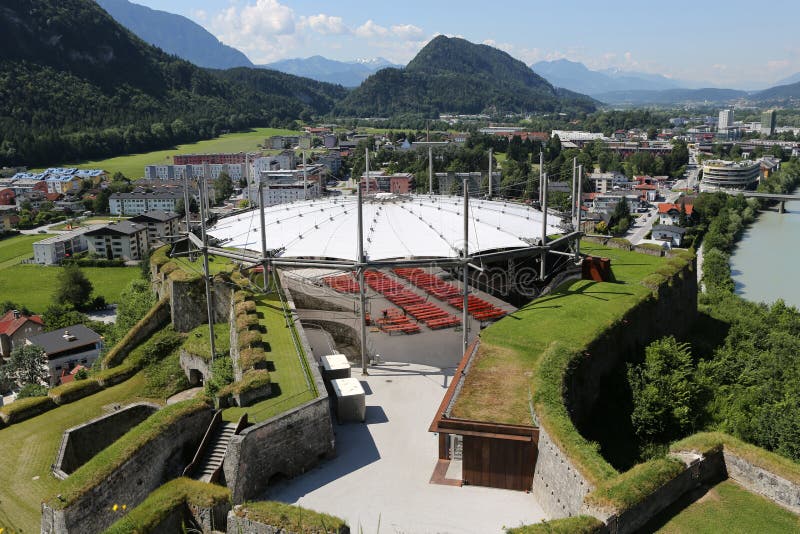 Fortress of Kufstein stock photo. Image of station, tourism - 13594422