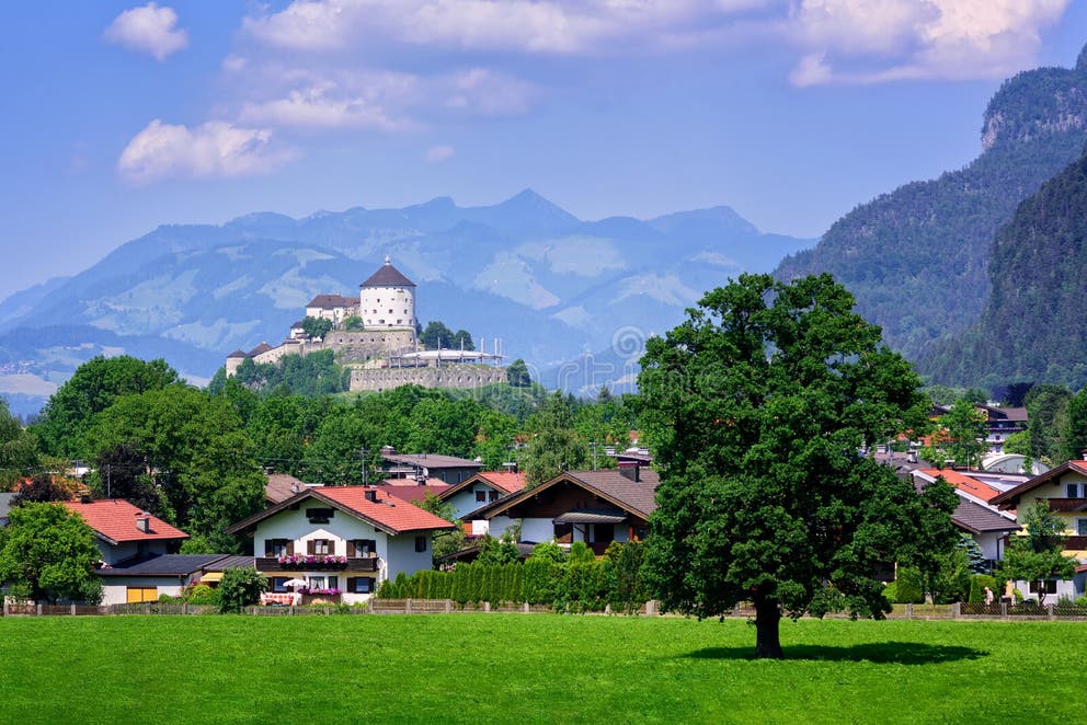 Kufstein Castle, Austria stock image. Image of mountains - 55286063