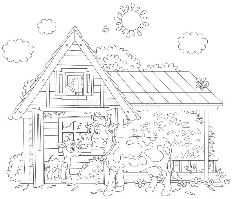 Kuhstall Stock Illustrationen, Vektoren, & Kliparts - 537 Stock ...