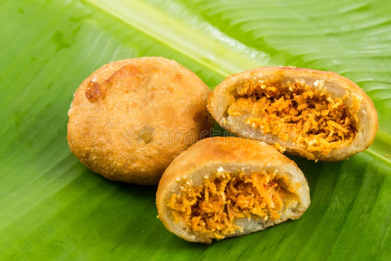 Kuih Cucur Badak, a Traditional Malay Delicacy Stock Photo - Image of ...