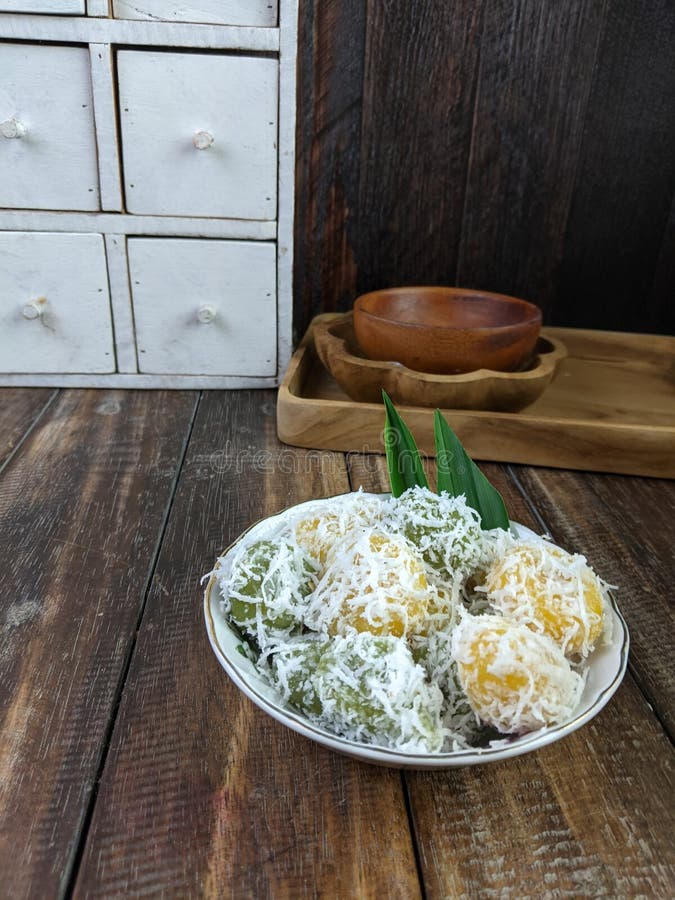 Kuih Gula Melaka or Glutinious Food Stock Image - Image of lunch, meal ...