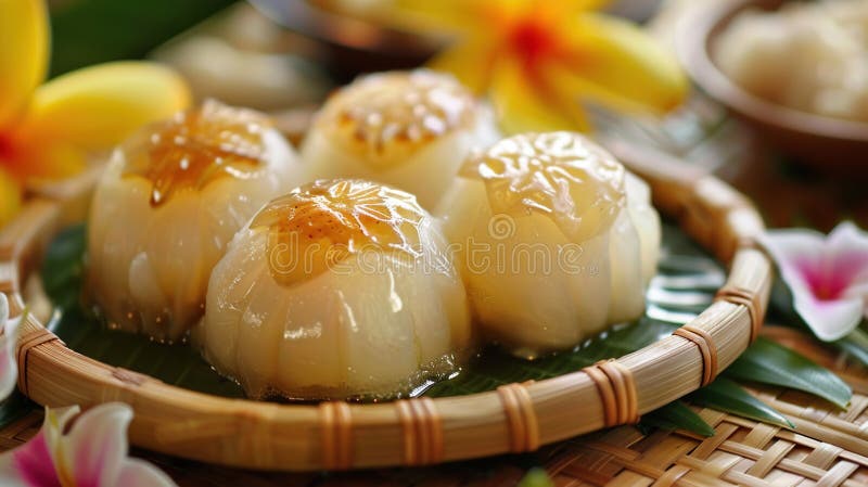 Kuih Talam, Popular Assorted Sweet Dessert. Generative Ai Stock ...