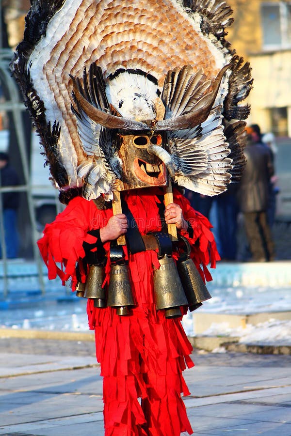 Kuker mask editorial photography. Image of bulgaria, tradition - 18130612