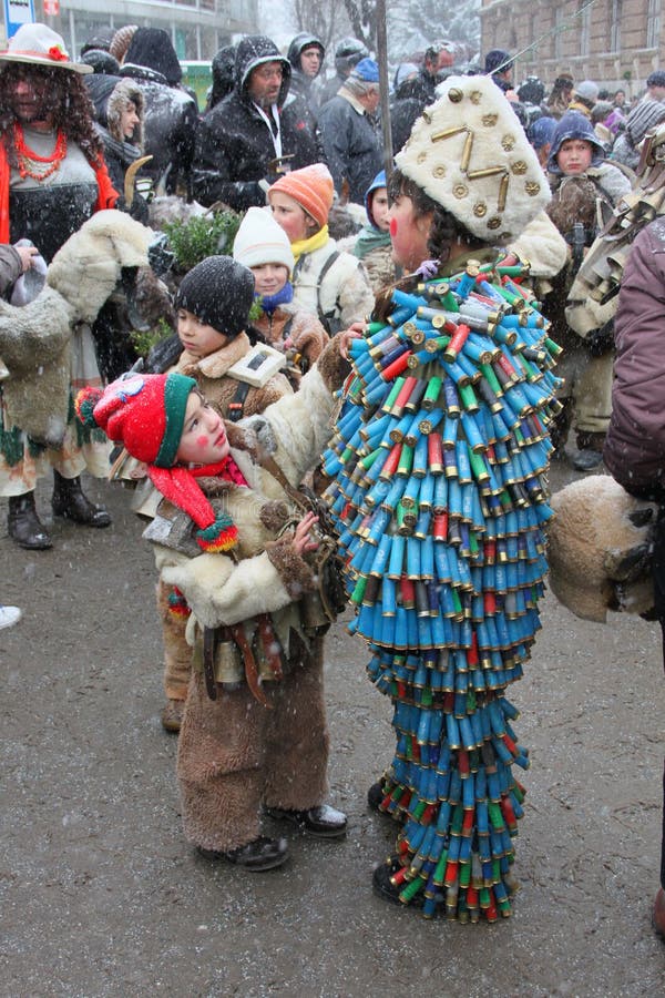 Kukeri Traditional Bulgarian Ritual Editorial Photography - Image of ...