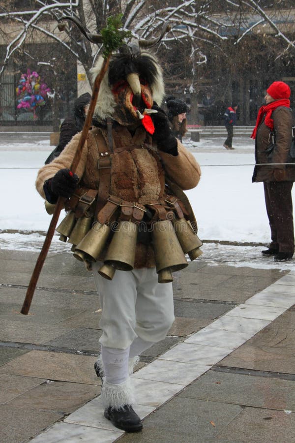 Kukeri Traditional Bulgarian Ritual Editorial Stock Image - Image of ...