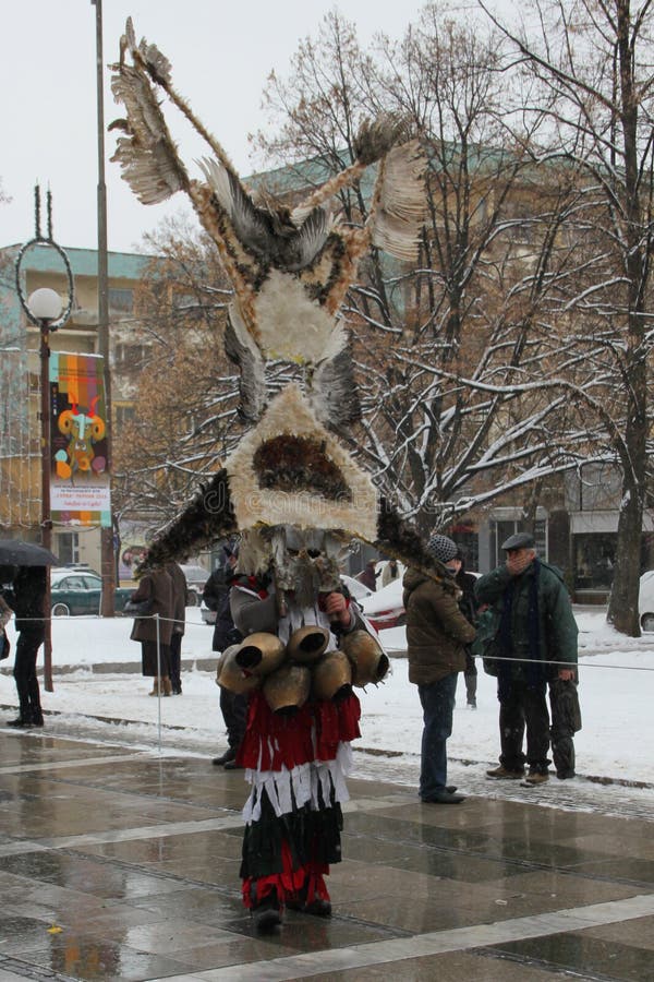 Kukeri Traditional Bulgarian Ritual Editorial Photography - Image of ...