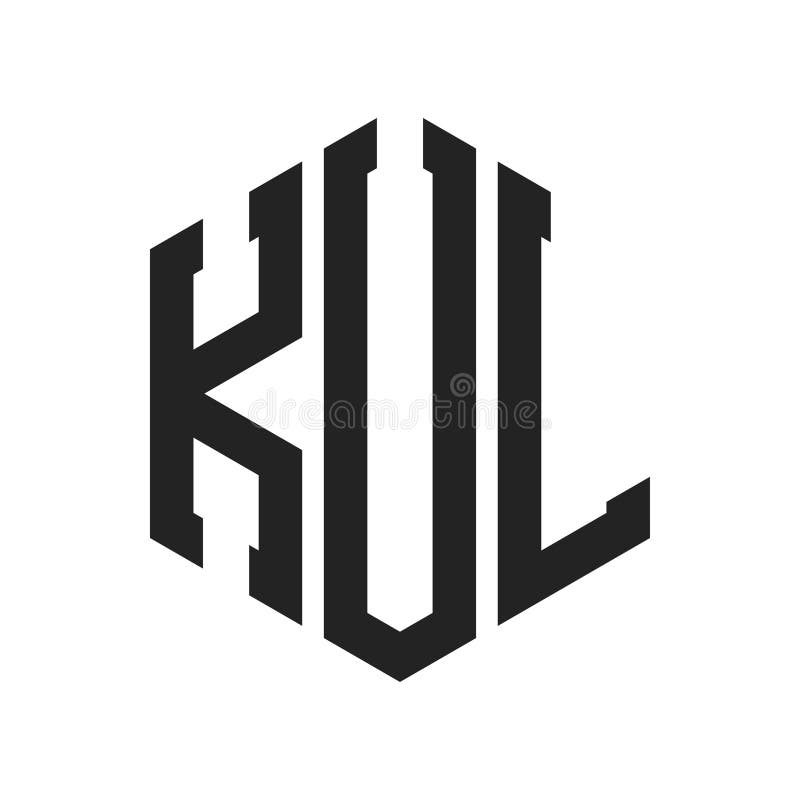 KUL Logo Design. Initial Letter KUL Monogram Logo Using Hexagon Shape ...