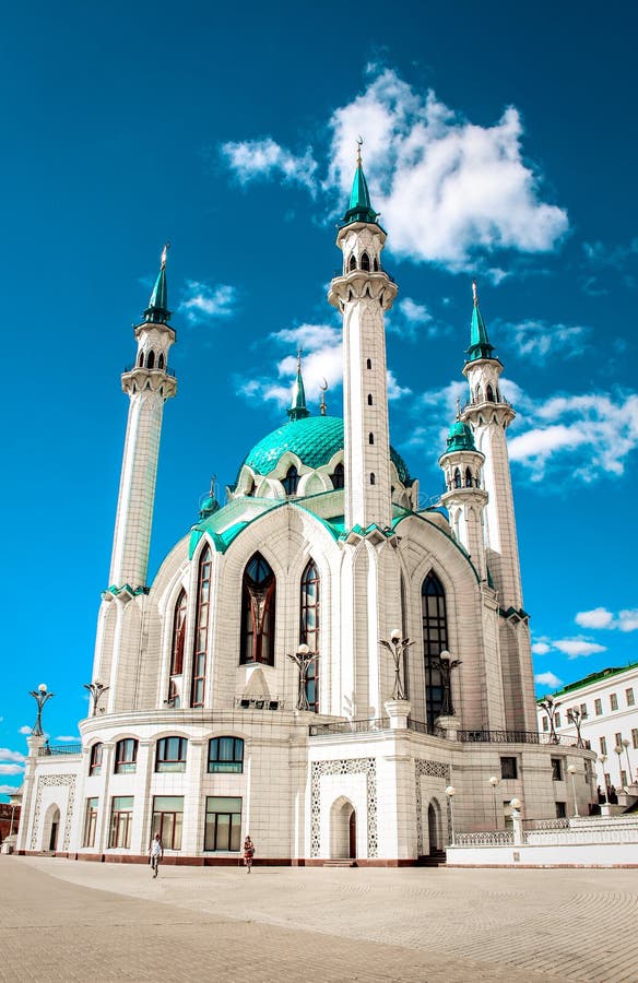 Kul-Sharif Mosque editorial photo. Image of sloping, mosque - 86646446