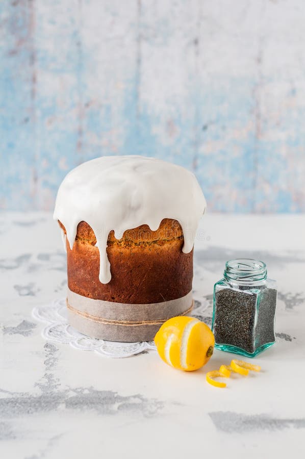 Kulich, Russian Easter Bread Stock Photo - Image of russia, meal: 86542216