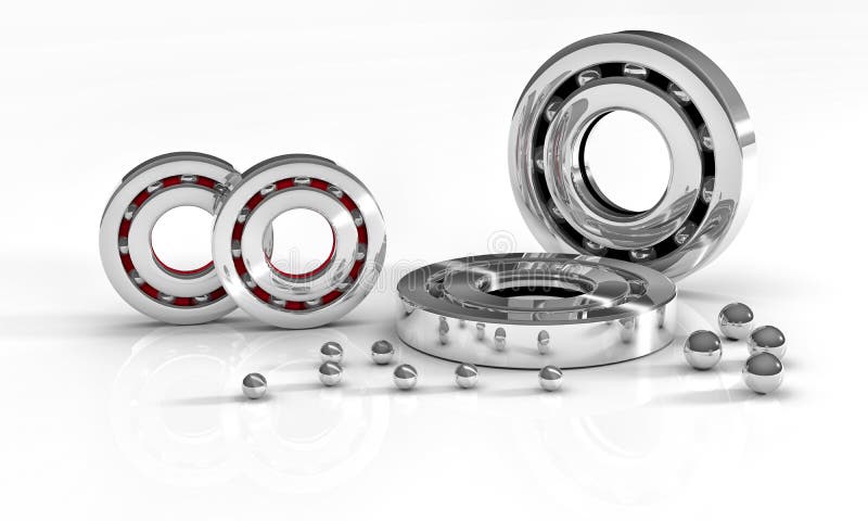 Kullager arkivfoto. Bild av kromad, mekaniker, tekniskt - 25062824