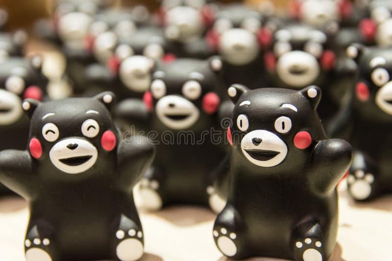 Kumamon stock image. Image of posing, happy, famous, ceramic - 43444971