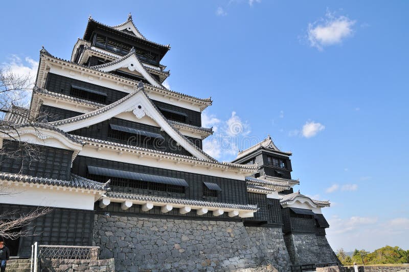 Kumamoto castle stock photo. Image of castle, kyushu - 13623764